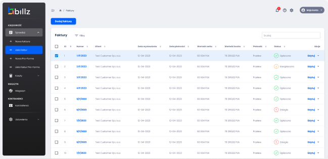 Billz.pl - najszybsze faktury w mieście;)